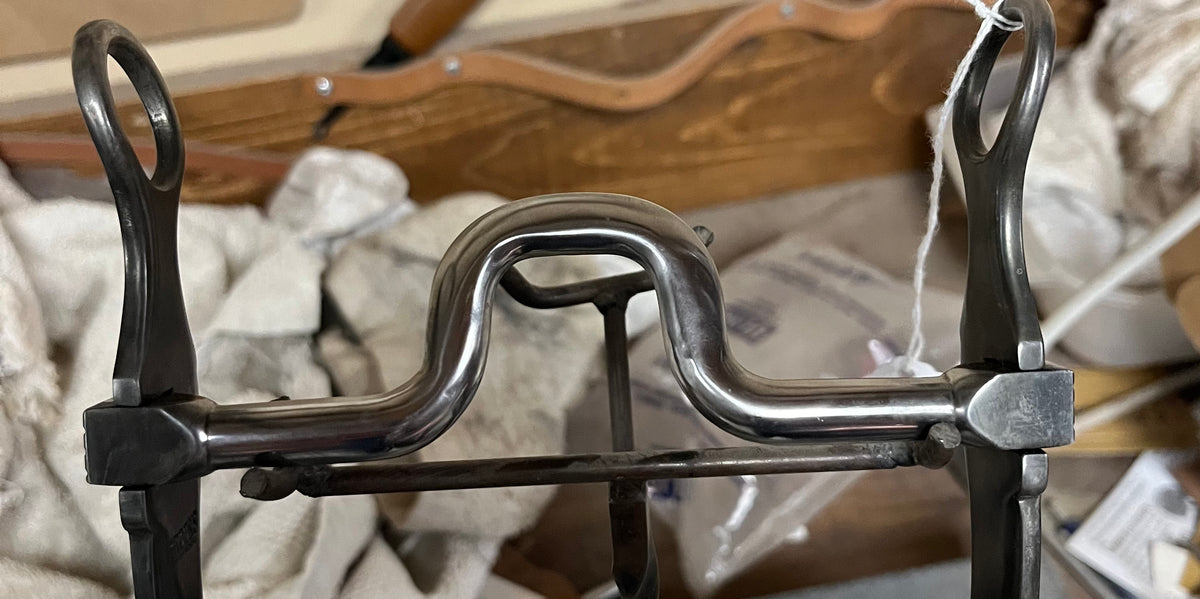 Short Nevada Cheek Bit – Brooks Bits and Silver