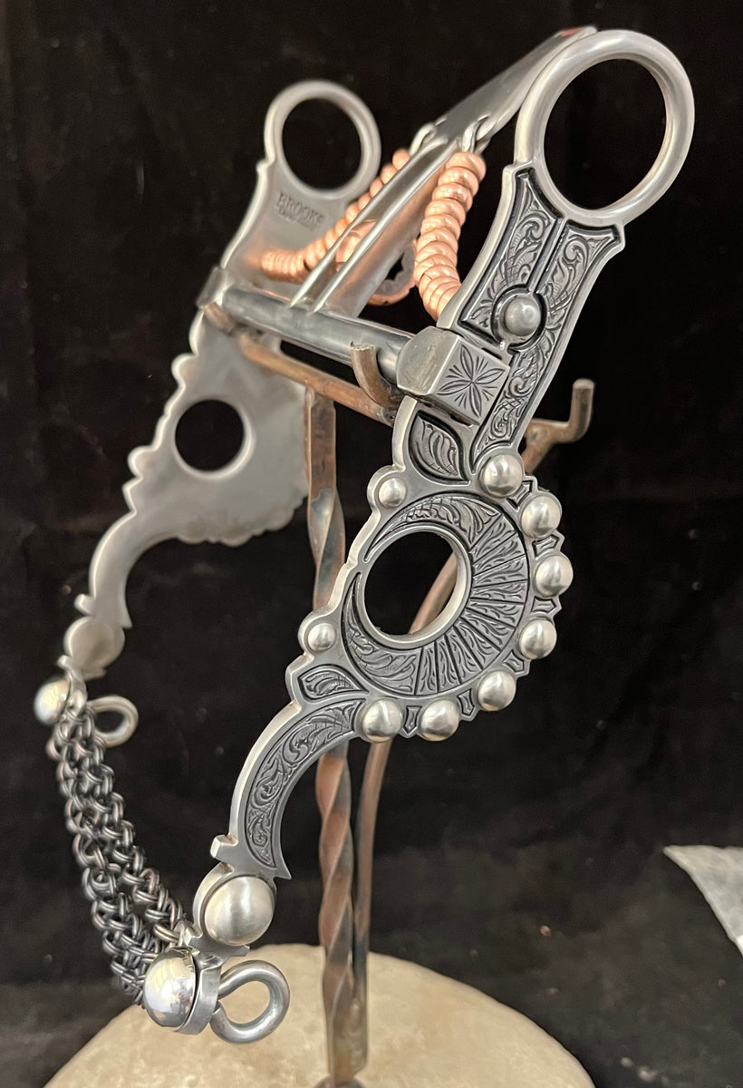Santa Barbara Bit with Spade Mouth (#M7) – Brooks Bits and Silver