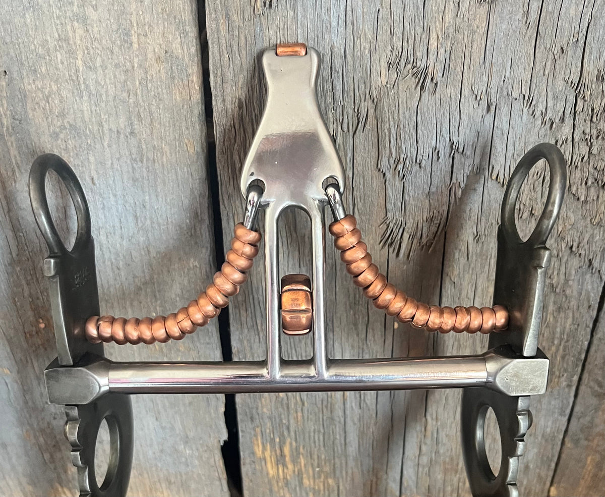 Sb1-Santa Barbara Bit with Spade Mouth – Brooks Bits and Silver