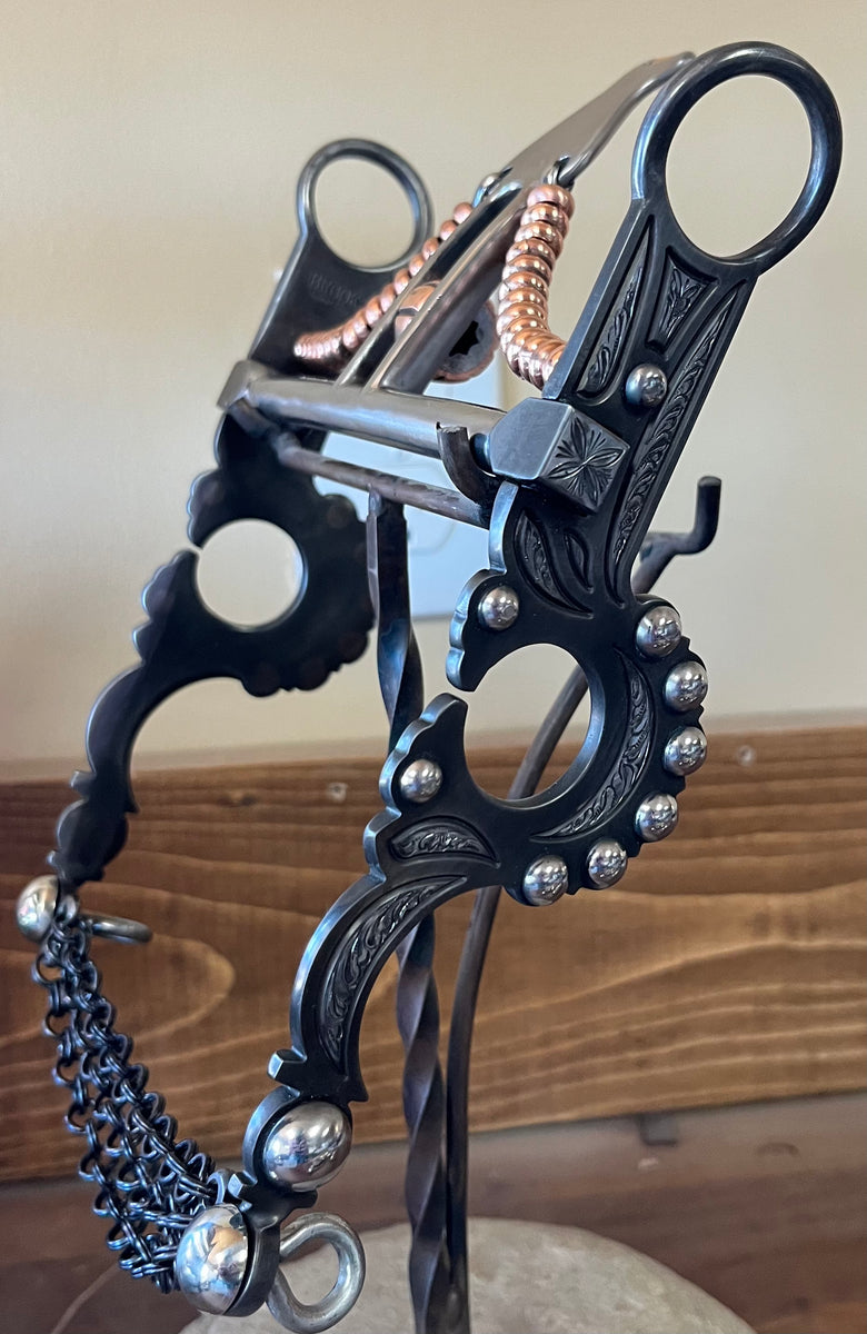 Santa Barbara Bit with Spade Mouth – Brooks Bits and Silver