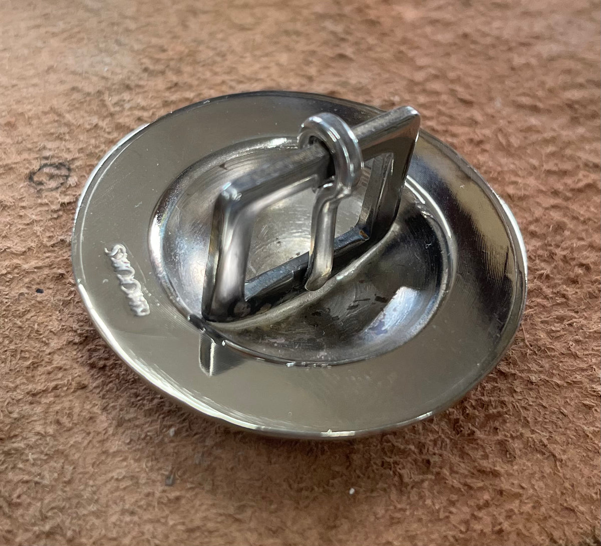 Concho Buckle with Keeper – Brooks Bits and Silver