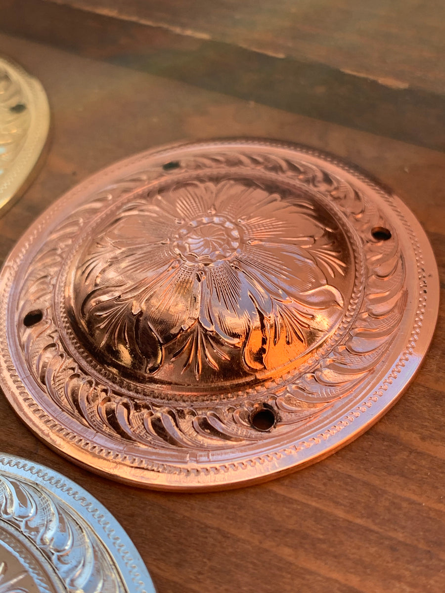 2" CANTLE PLATE – Brooks Bits and Silver