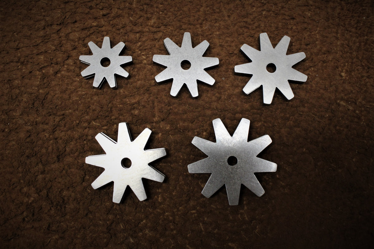 SPUR ROWELS 9 Point- Style #1 – Brooks Bits and Silver