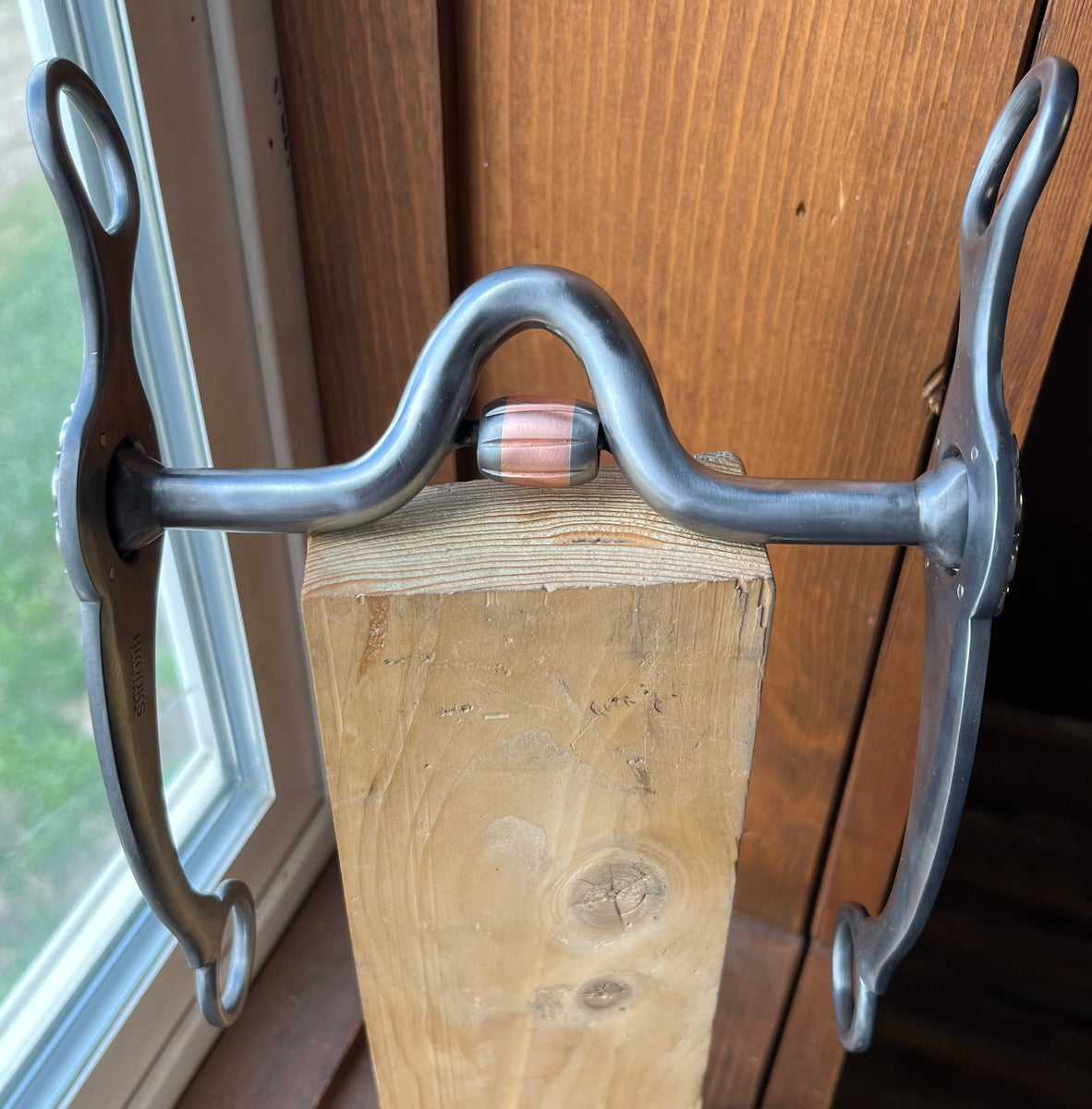 Swivel Cheek Nevada Fixed Ring with Sterling Overlays – Brooks Bits and ...